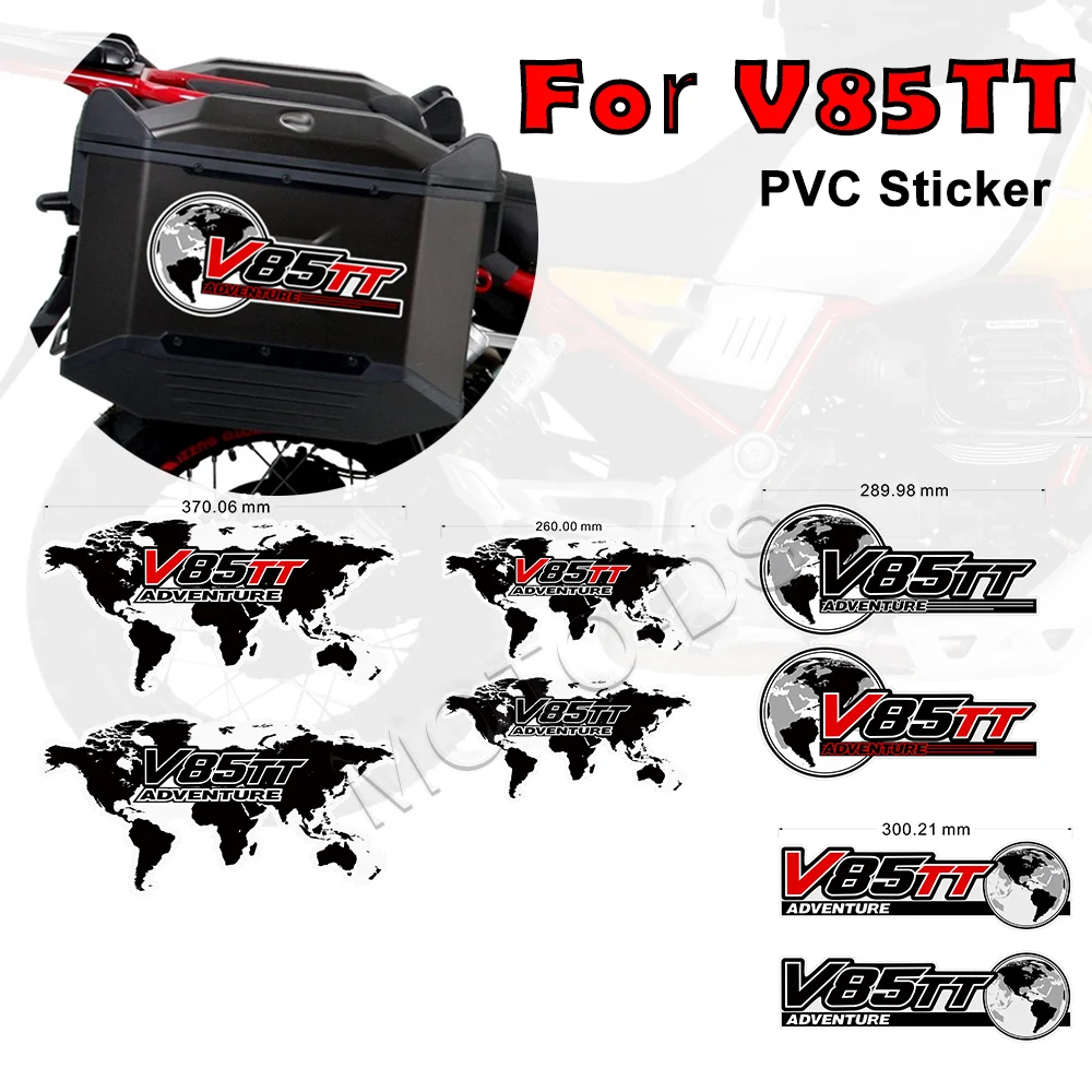 For Moto Guzzi V85TT Motorcycle Tank Pad Luggage Cases Trunk Stickers ...