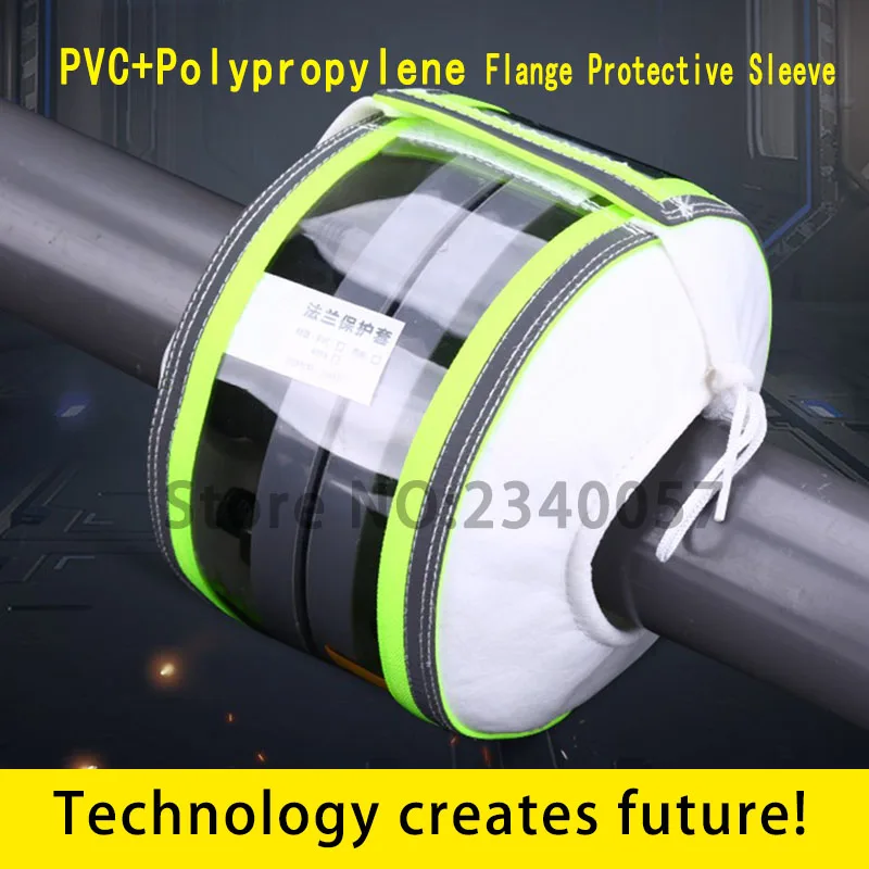 PVC-polypropylene-Transparent-flange-protective-cover-acid-and-alkali ...