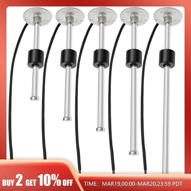 100mm-500mm-Fuel-Level-Sensor-For-Car-Boat-Motorcycle-0-190Ohm-Fuel ...