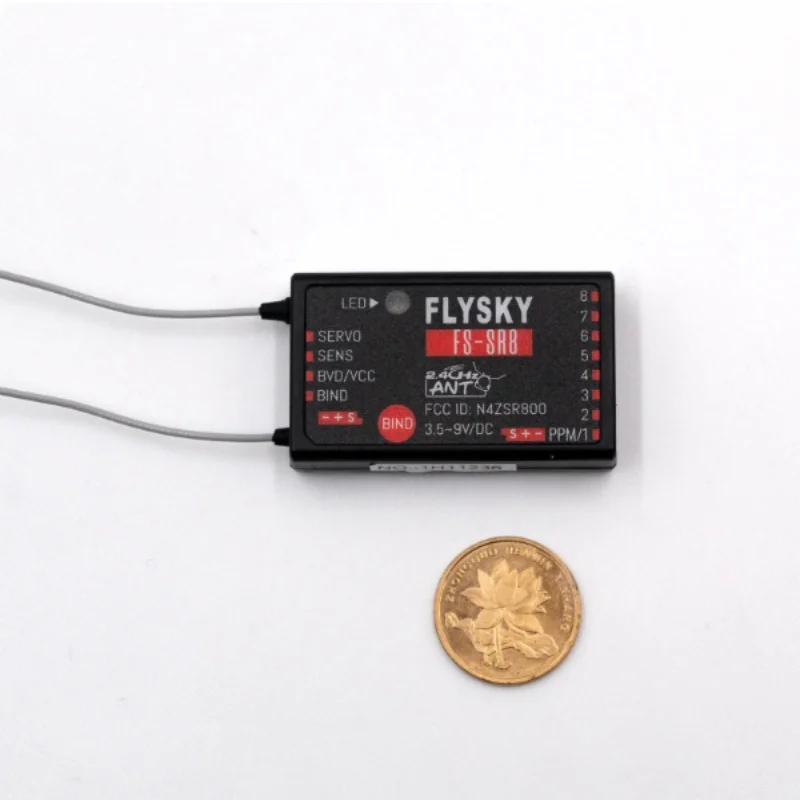 FlySky FS-SR8 2.4GHz 8CH ANT Mini RC Receiver - RCSkyLite