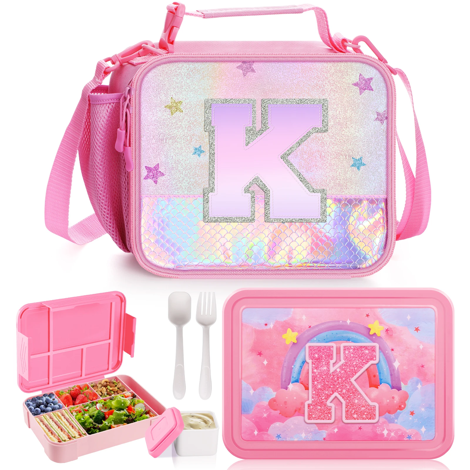 Thermal-Bag-For-Lunch-Cute-Pink-Lunch-Bag-For-Kids-Insulated-Lunch-Box ...