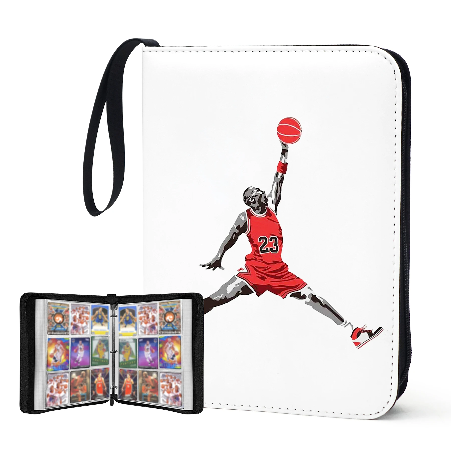 900 Pockets Basketball Card Binder Basketball Trading Cards Holder Card ...