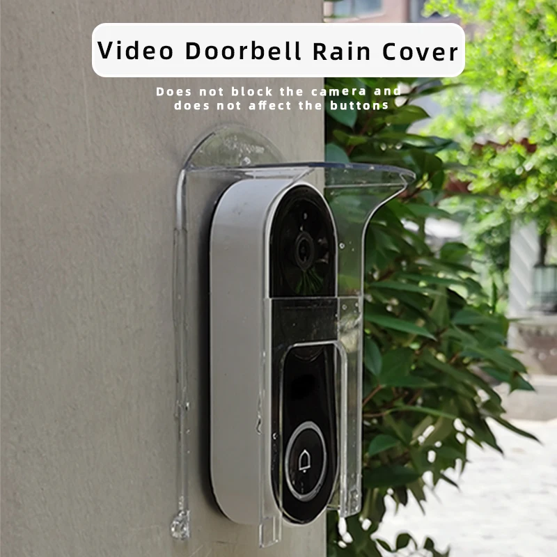 Plastic-Doorbell-Cover-Weatherproof-for-Outside-Glare-Sun-Shade ...