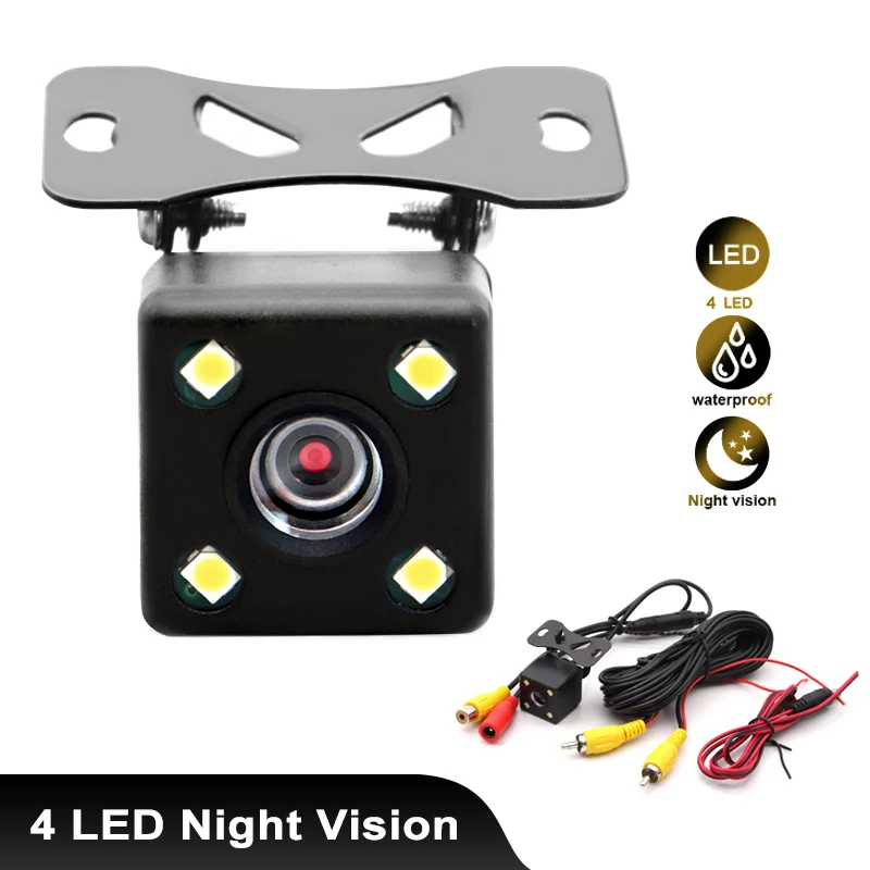 Smartour-Car-Rear-View-Camera-Universal-4-LED-Night-Vision-Backup ...