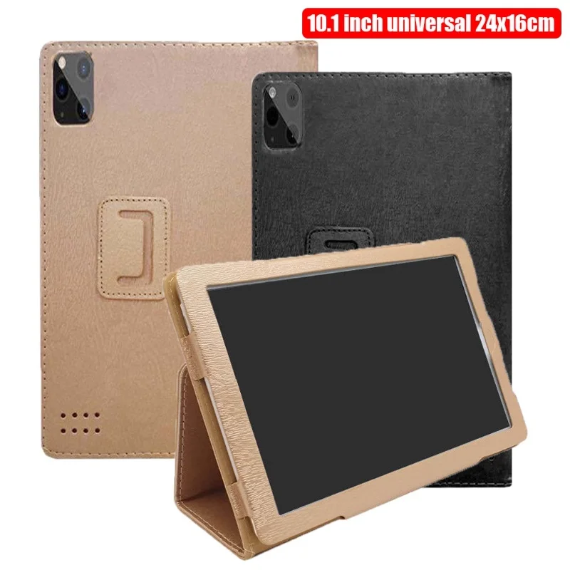 Universal-Leather-Stand-Cover-Case-10-1-Tablet-PC-capa-protetora ...
