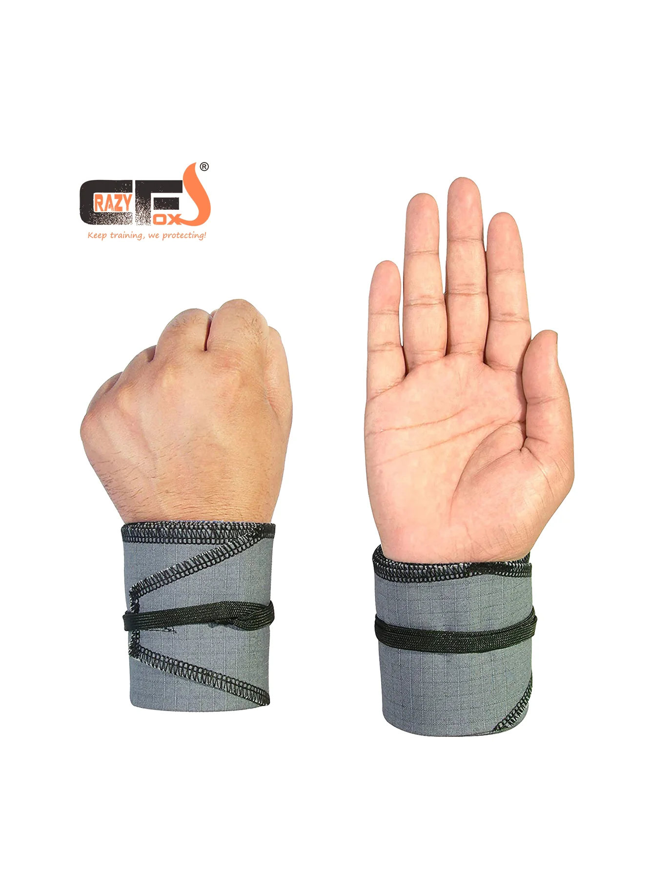 Cotton-Ripstop-Fabric-Weightlifting-Wrist-Support-Wrist-Wraps-Crossfit ...