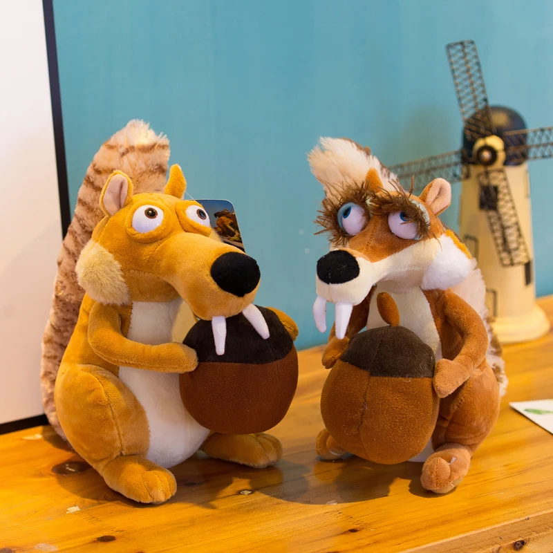 27cm Cute Soft Ice Age 3 Squirrel Pillow Stuffed Plush Toys Office Nap ...