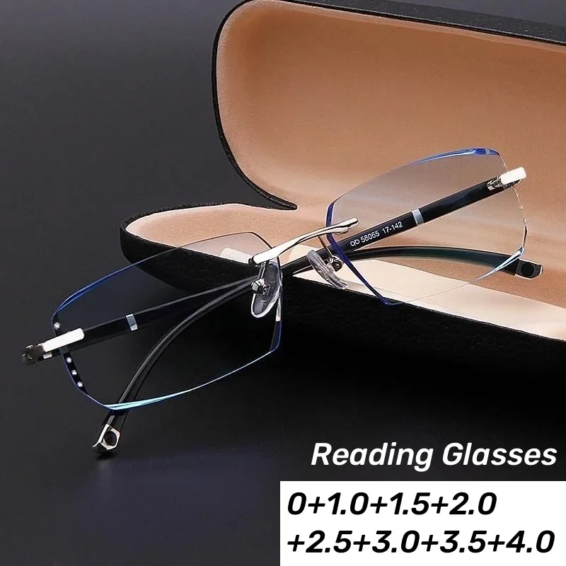 Unisex Diamond Cut Myopia Glasses Women Men Blue Light Blocking ...