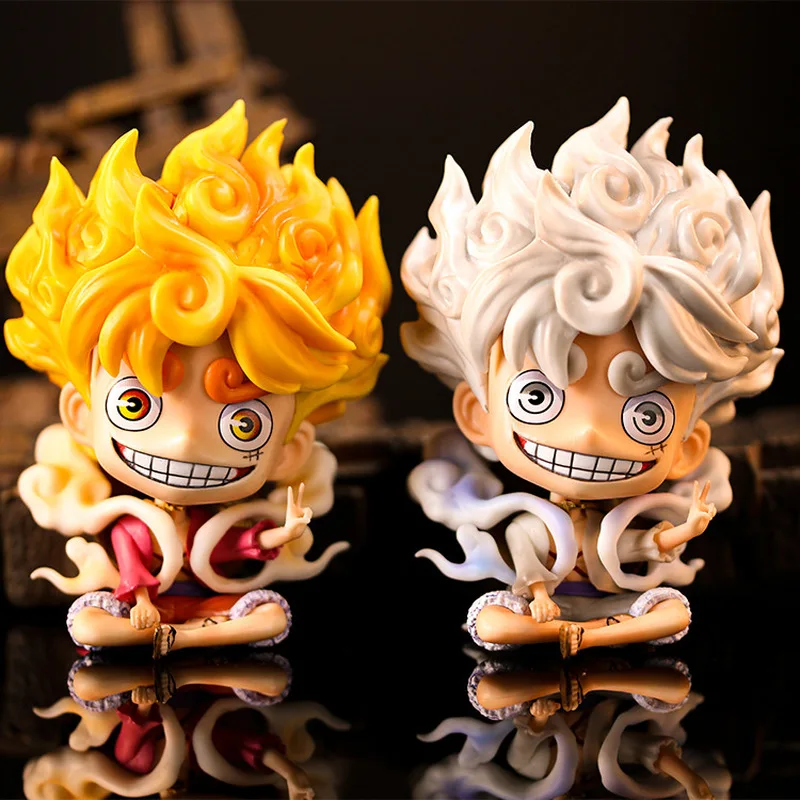 13.5cm One Piece Figure Luffy Gear 5 Figures Sun God Nika Luffy ...