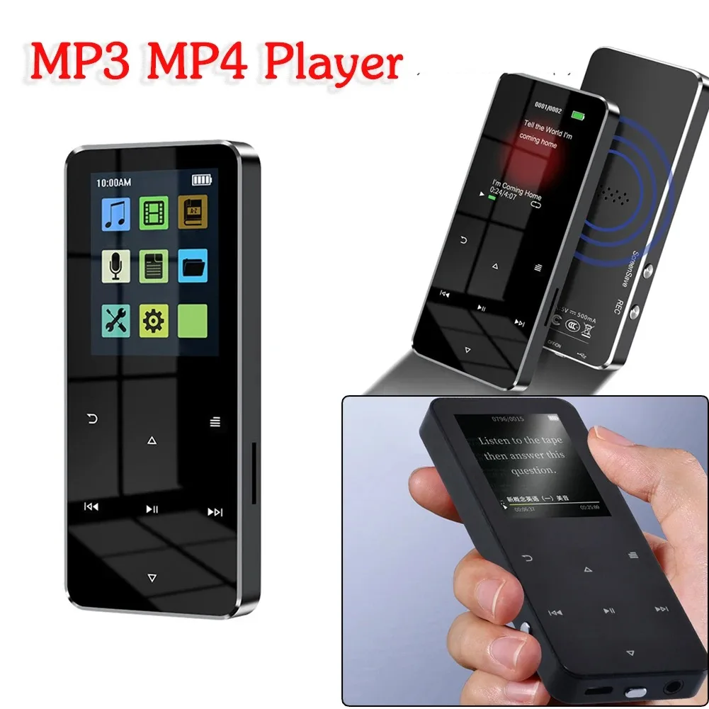Metal-Touch-MP3-e-MP4-Music-Player-Compat-vel-com-Bluetooth-5-0-R-dio ...