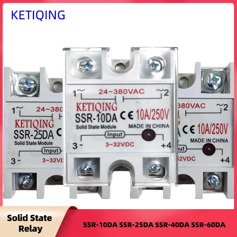 Solid-State-Relay-SSR-10DA-SSR-25DA-SSR-40DA-SSR-60DA-SSR-80DA-SSR ...