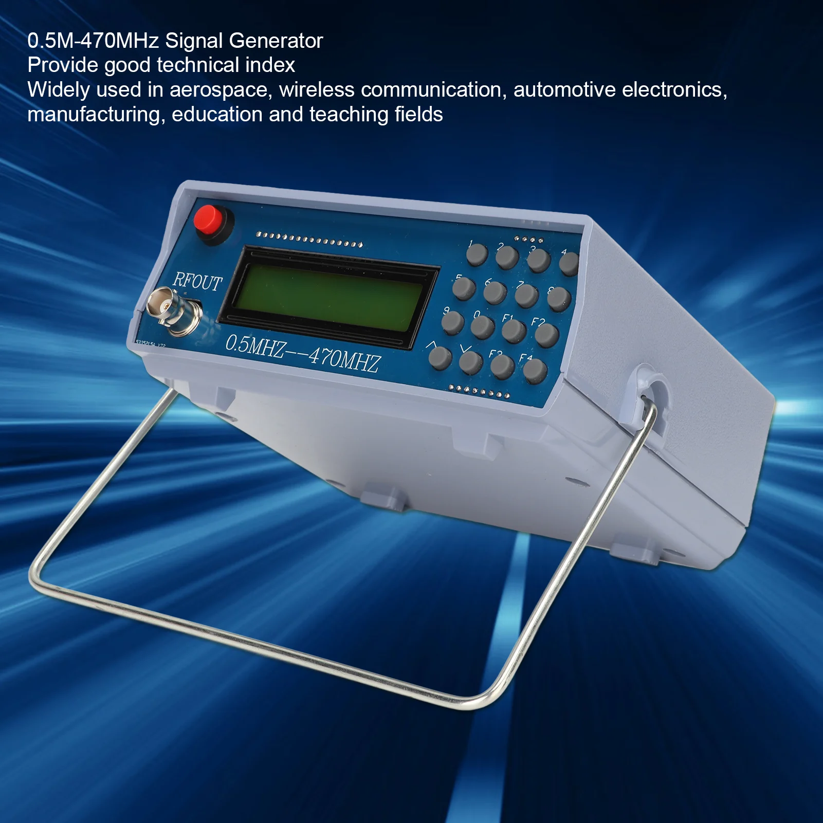 FM-Radio-Intercom-Signal-Generator-0-5M-470MHz-Frequency-Meter-Tester ...