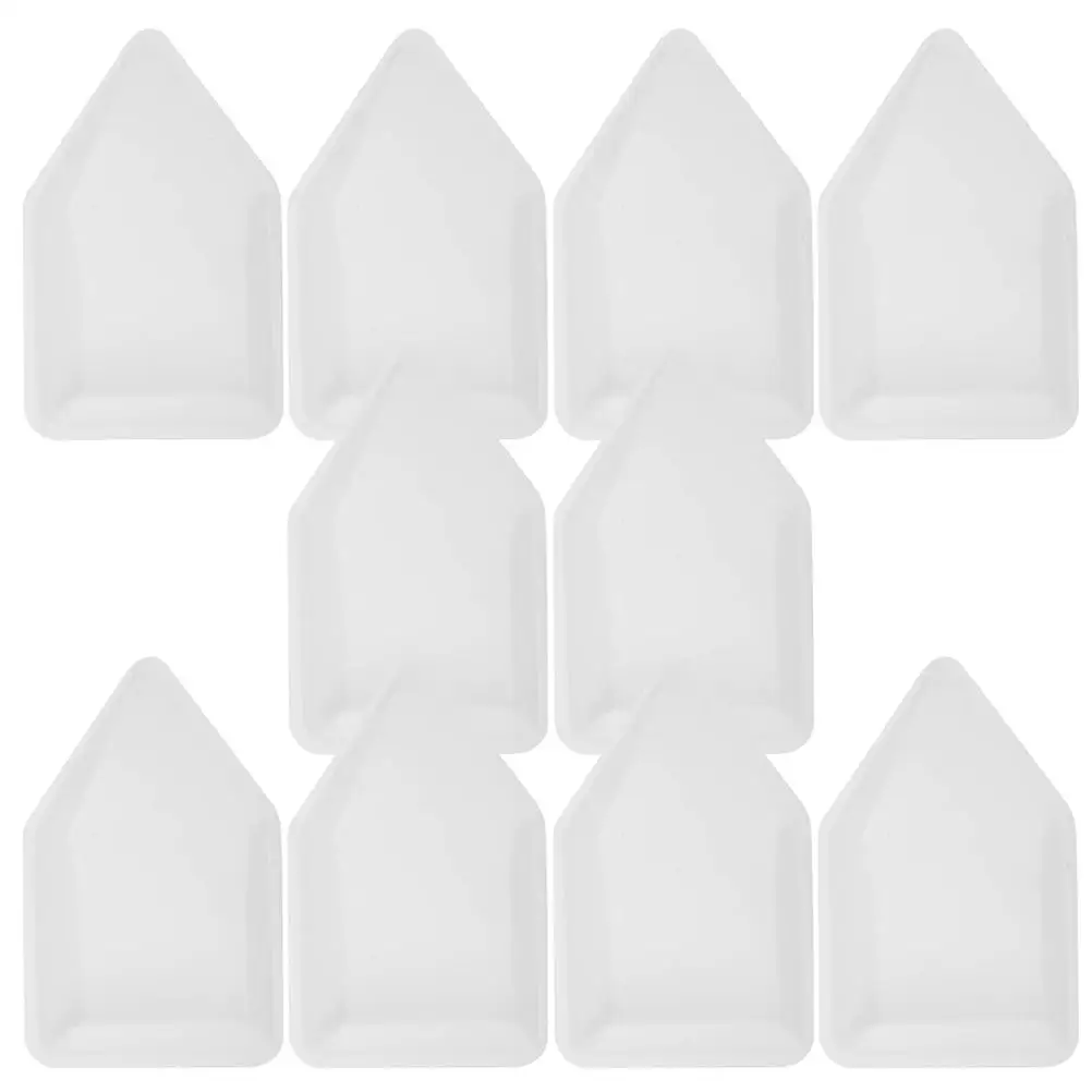 10 Pcs Weighing Boats Lab Scale Trays Plastic Weighing Dishes Sample ...