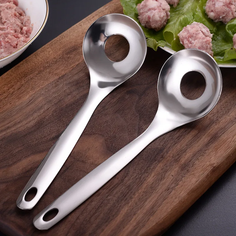 1-Pcs-Stainless-Steel-Meatballs-Spoon-Manual-Fish-Ball-Maker-Scoop ...