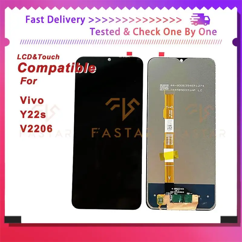 6-55-Original-For-VIVO-Y22s-V2206-LCD-Display-Touch-Digitizer-Assembly ...