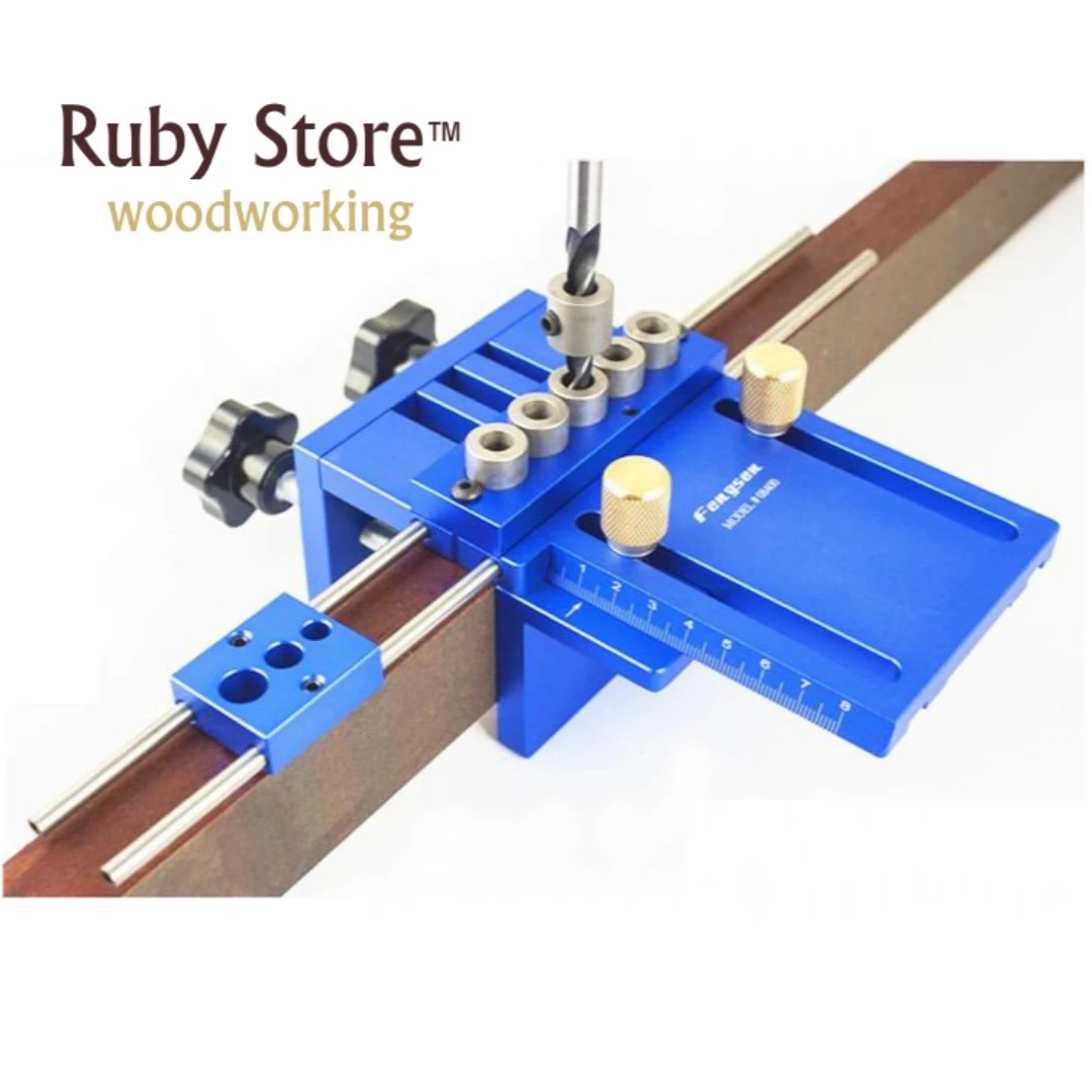 New-Upgraded-High-Precision-Dowelling-Jig-With-5-Metric-Dowel-Holes-6mm ...