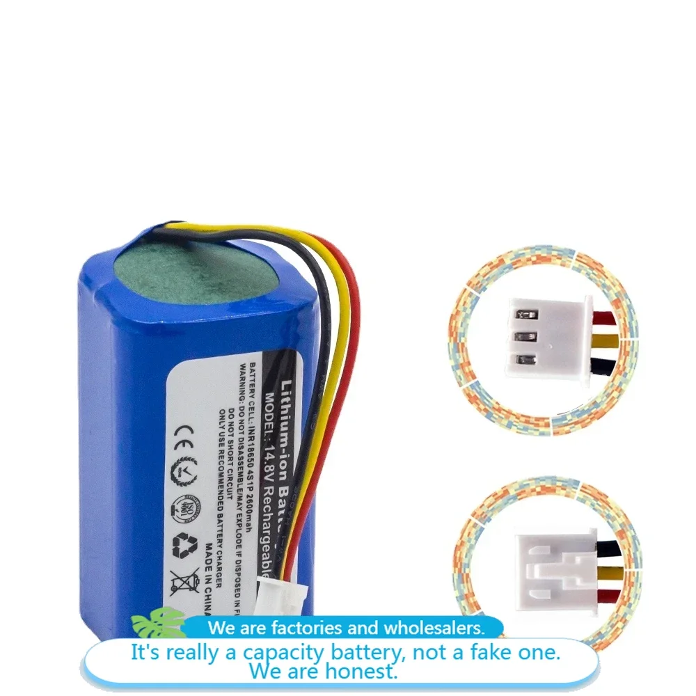 14-8V-3500mAh-18650-li-ion-battery-For-LIECTROUX-C30B-XR500-E30-Robot ...