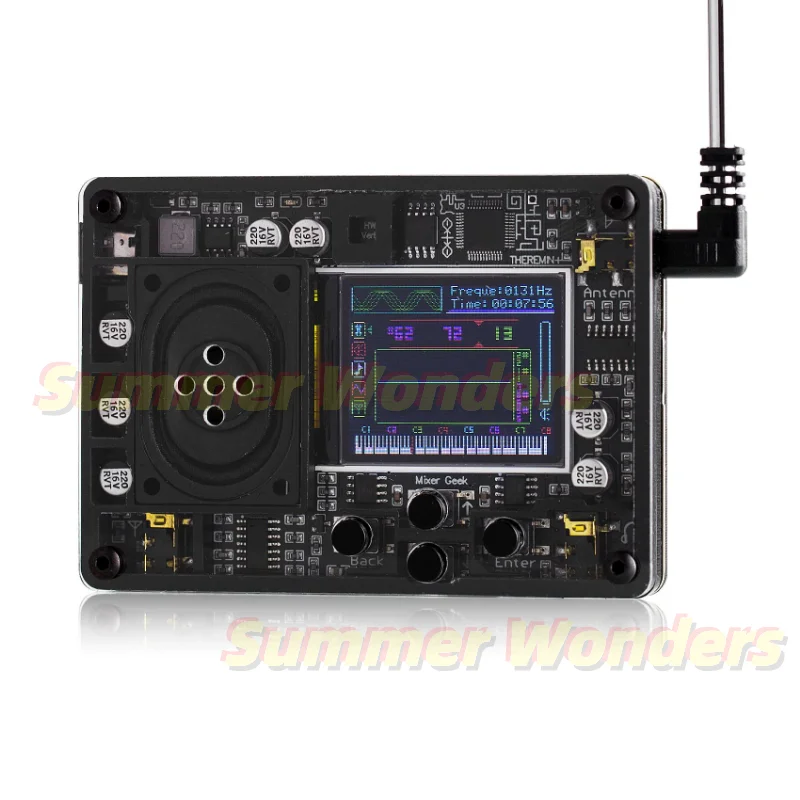 Theremin-Instrumento-Eletr-nico-Musical-Mini-Theremin-com-Tela-Kit-DIY ...