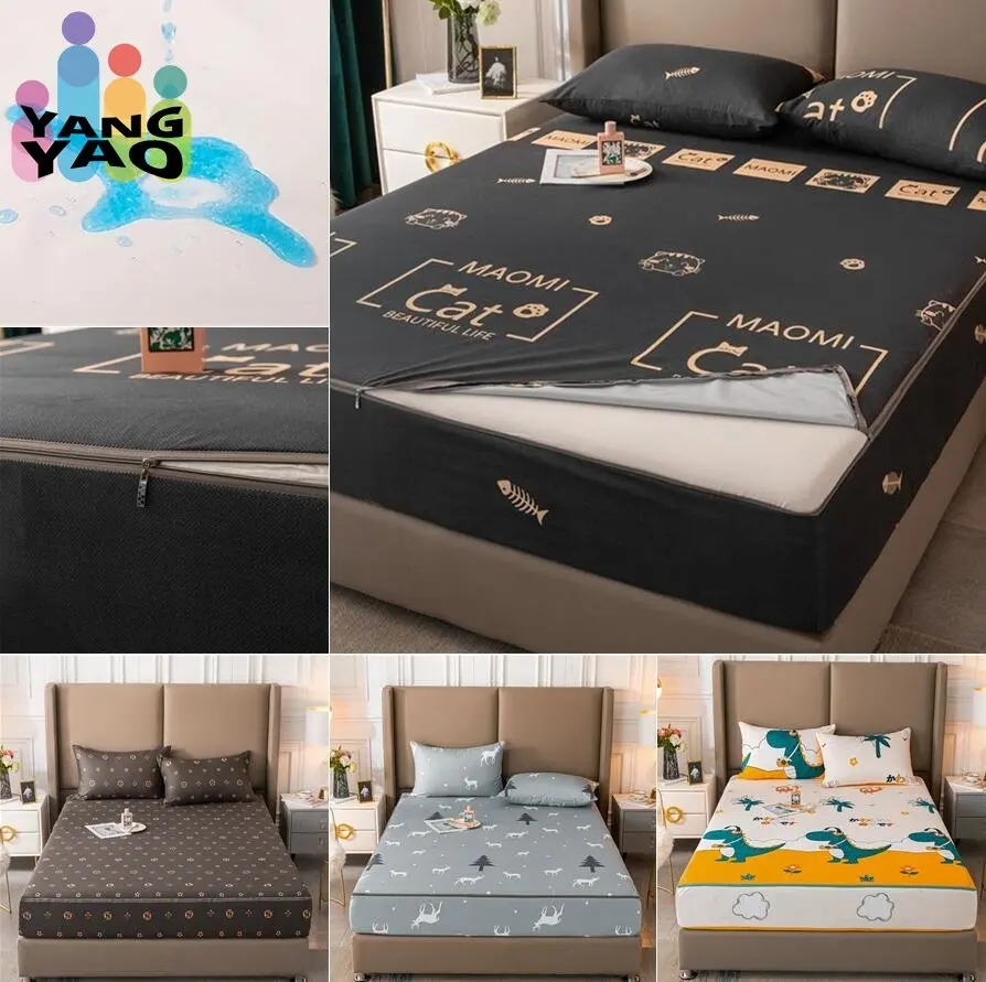 Funda-protectora-de-colch-n-de-seis-lados-con-cremallera-s-banas ...