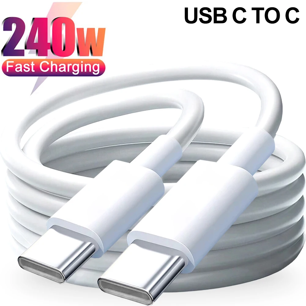 240W-Super-Quick-Charging-Data-Cables-USB-C-To-Type-C-480Mbps-High ...