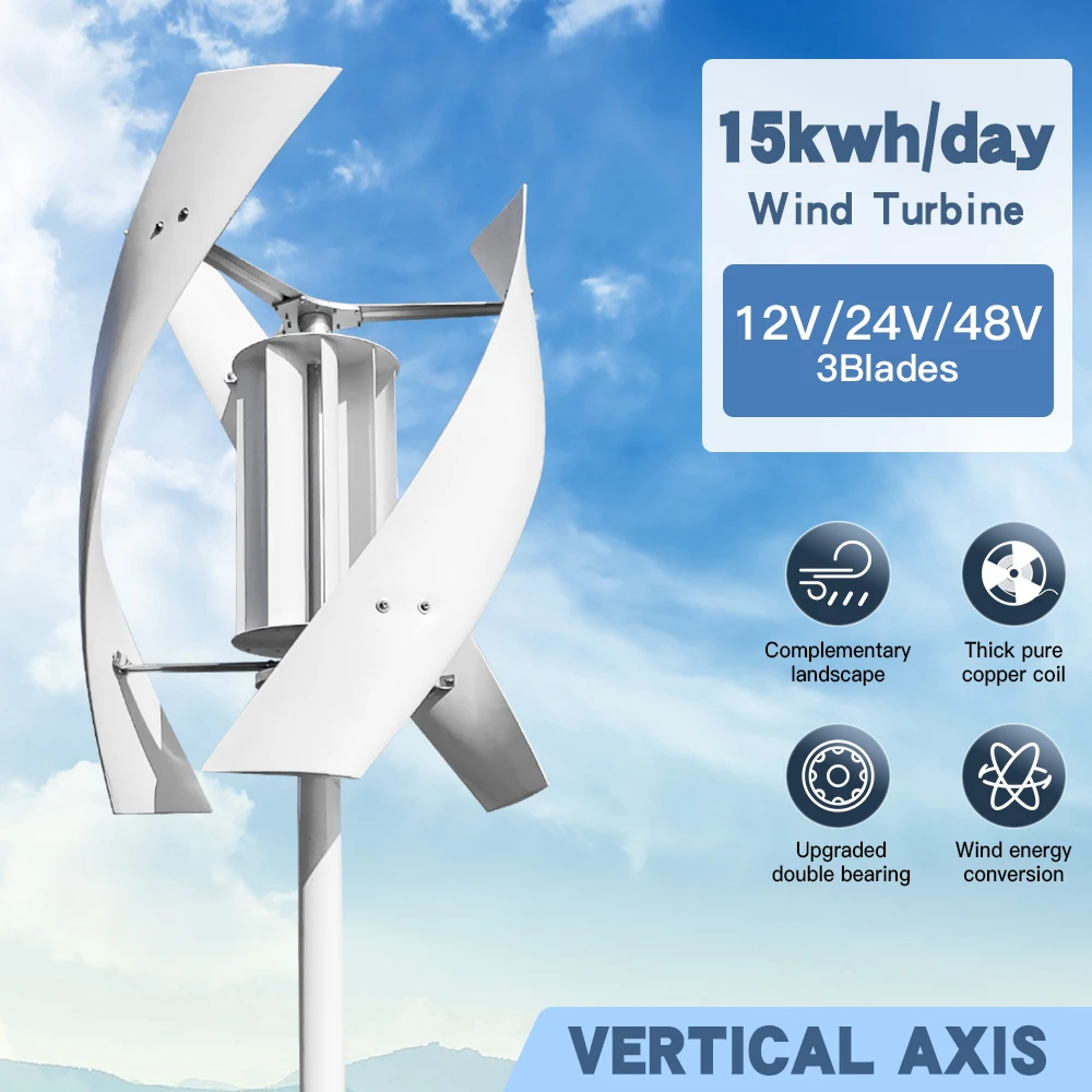 15KWH-Day-System-With-Solar-Panel-Battery-5KW-Vertical-Axis-Maglev-Wind ...