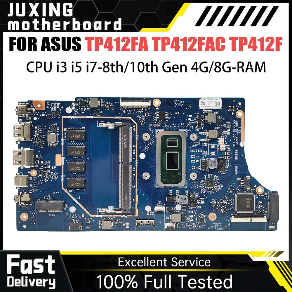 TP412FAC Mainboard For ASUS VivoBook Flip 14 TP412FA SF4100F TP412F ...