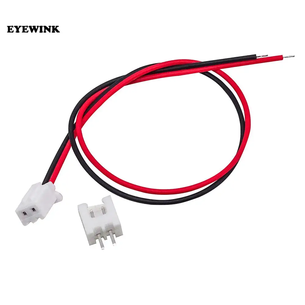 10Sets-Mini-Micro-2-3-Pin-XH-Connector-Plug-2-54mm-With-24AWG-Wires ...