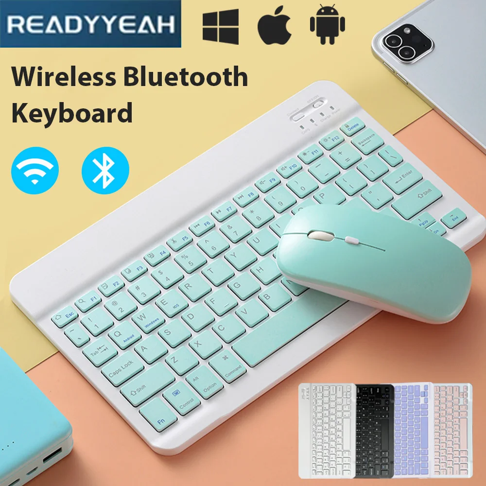 Wireless Keyboard For IOS Android Windows for iPad Keyboard Air Mini ...