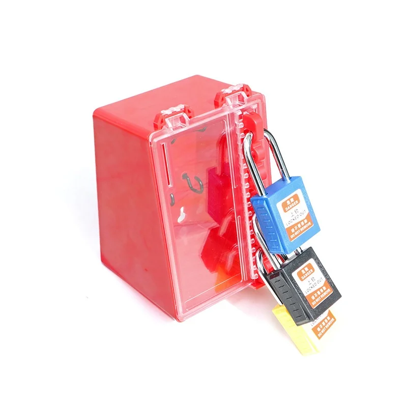 Small-Wall-Handing-Plastic-Safety-Group-Lockout-Box-for-LOTO-Locks ...