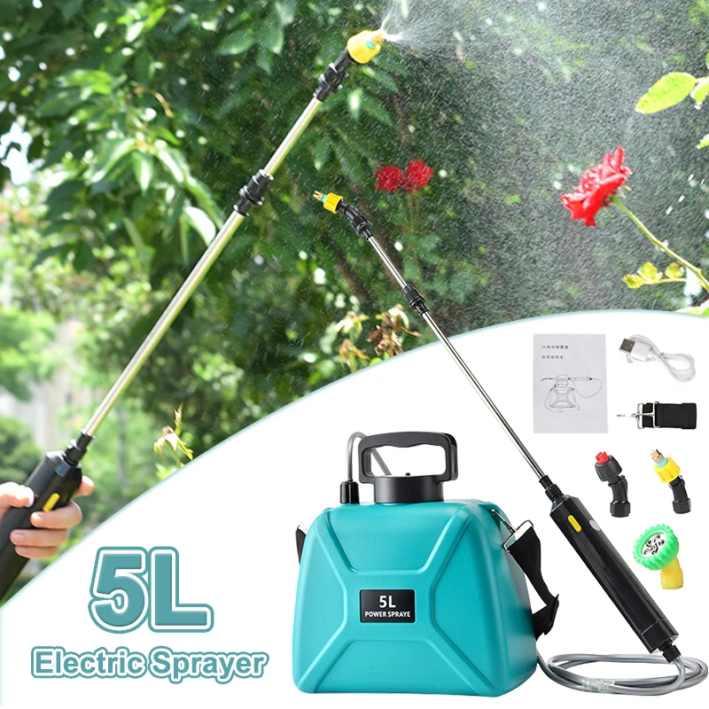 2000mAh-Powered-Garden-Electric-Sprayer-with-3-Mist-Nozzles-5L-Lawn ...