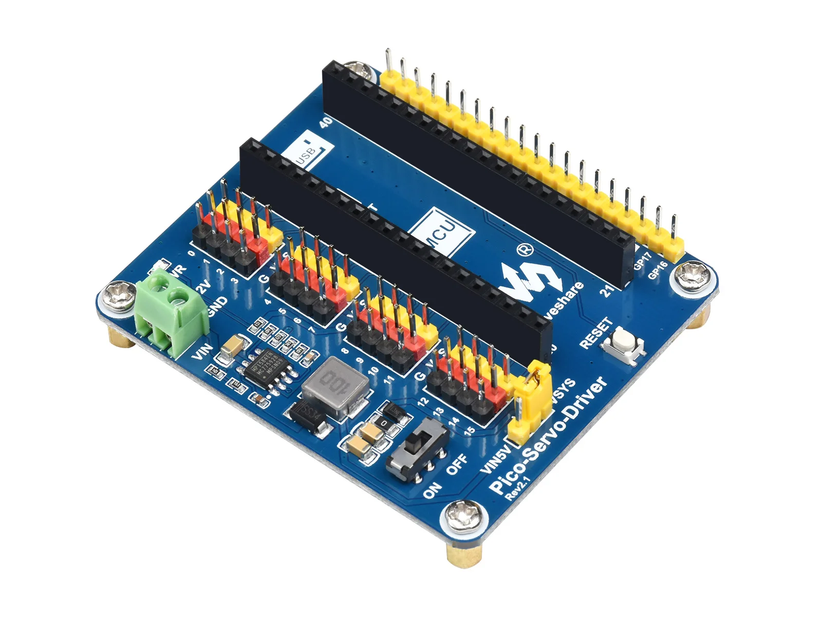 Pico-Servo-Driver-Servo-Driver-Module-For-Raspberry-Pi-Pico-16-Channel ...