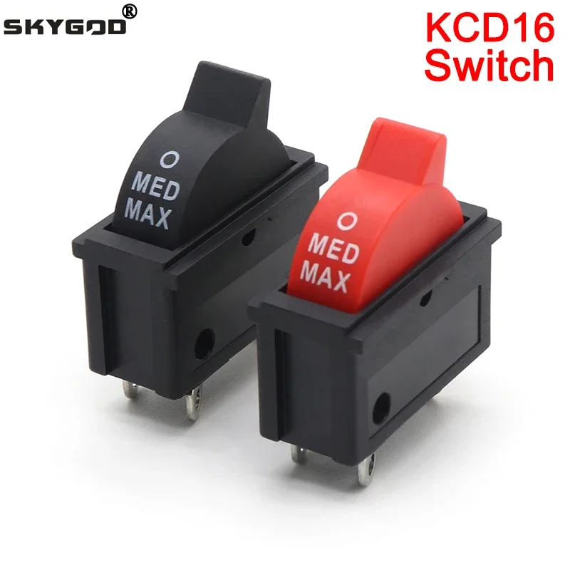 KCD16-Wind-Speed-Control-Button-Rocker-Switch-Black-Red-10A-250V-3 ...