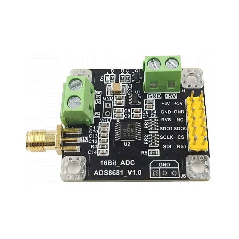 ADS8681 Analog-to-Digital Converter Module ADC Module 16-Bit 1MSPS High ...