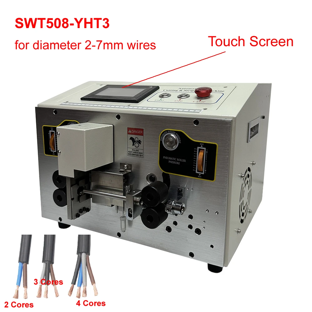 SWT508 YHT3 Draht Peeling Abisolieren Schneiden Maschine Doppel Runde 2 ...