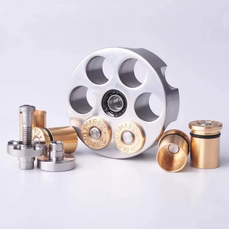 EDC-Stainless-steel-five-axis-precision-carving-revolver-fidget-spinner ...