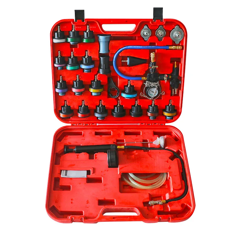 28Pcs Universal Radiator Pressure Tester Vacuum Type Cooling System ...