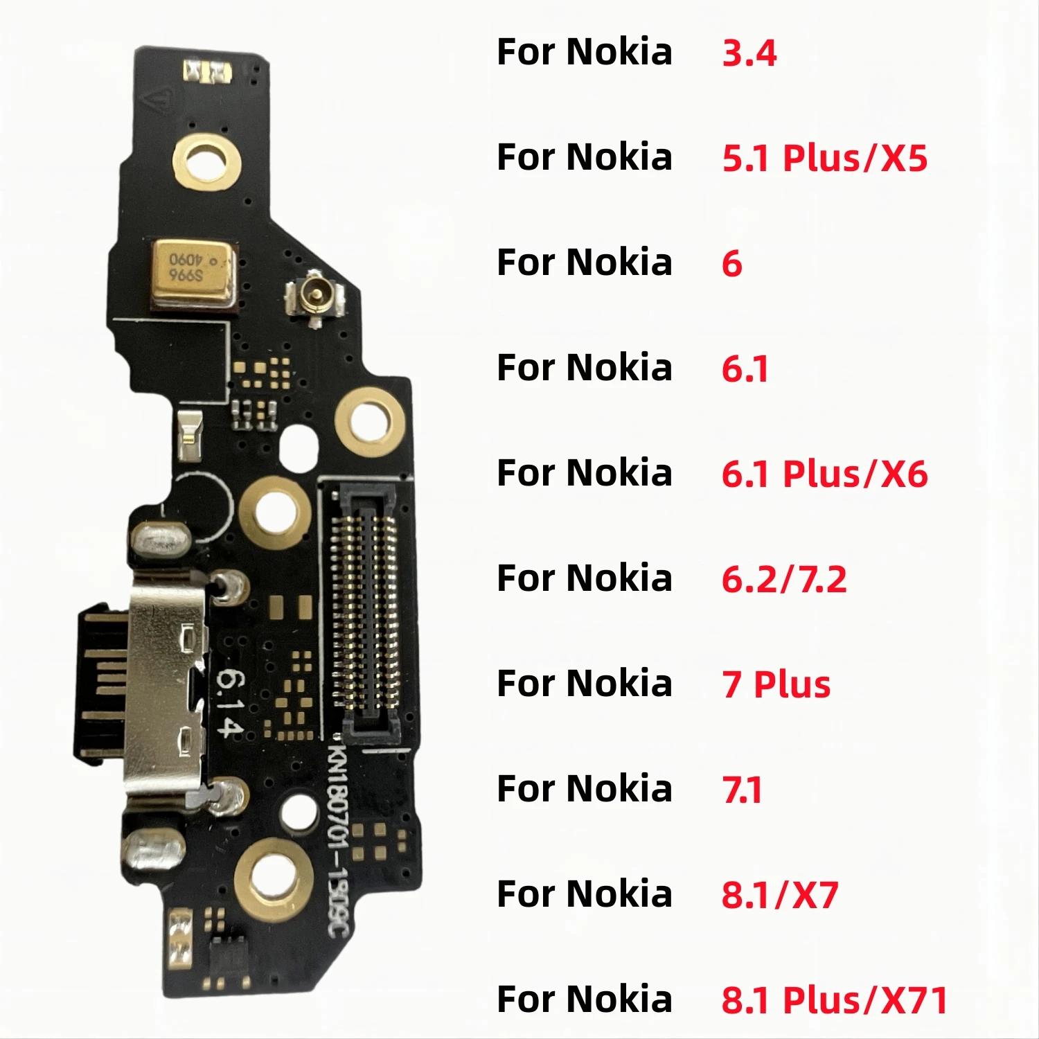 USB-Charger-Dock-Connector-Board-Charging-Port-Flex-Cable-For-Nokia-3-4 ...