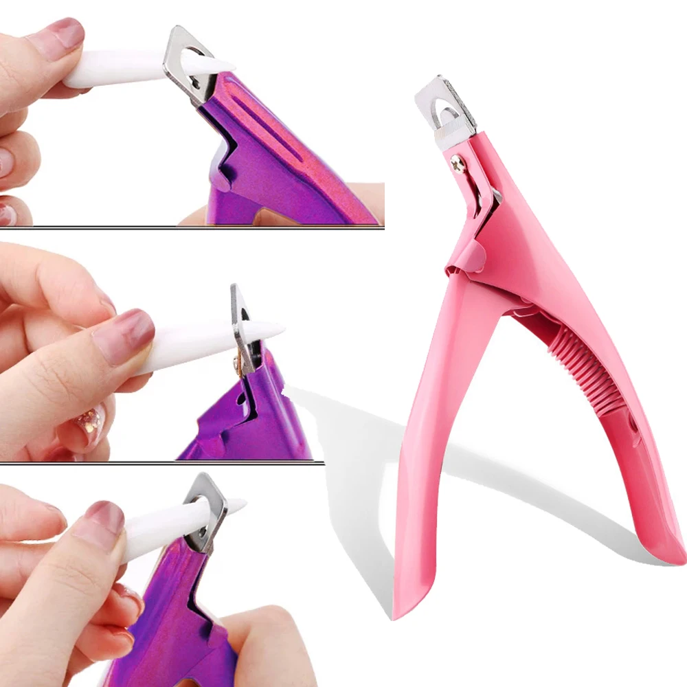 11-Colors-Professional-Nail-Capsule-Cutter-U-Shaped-False-Acrylic-Tips ...