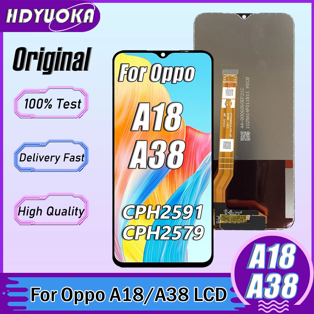 6-56-Original-For-Oppo-A18-CPH2591-A38-CPH2579-LCD-Display-Touch-Screen ...