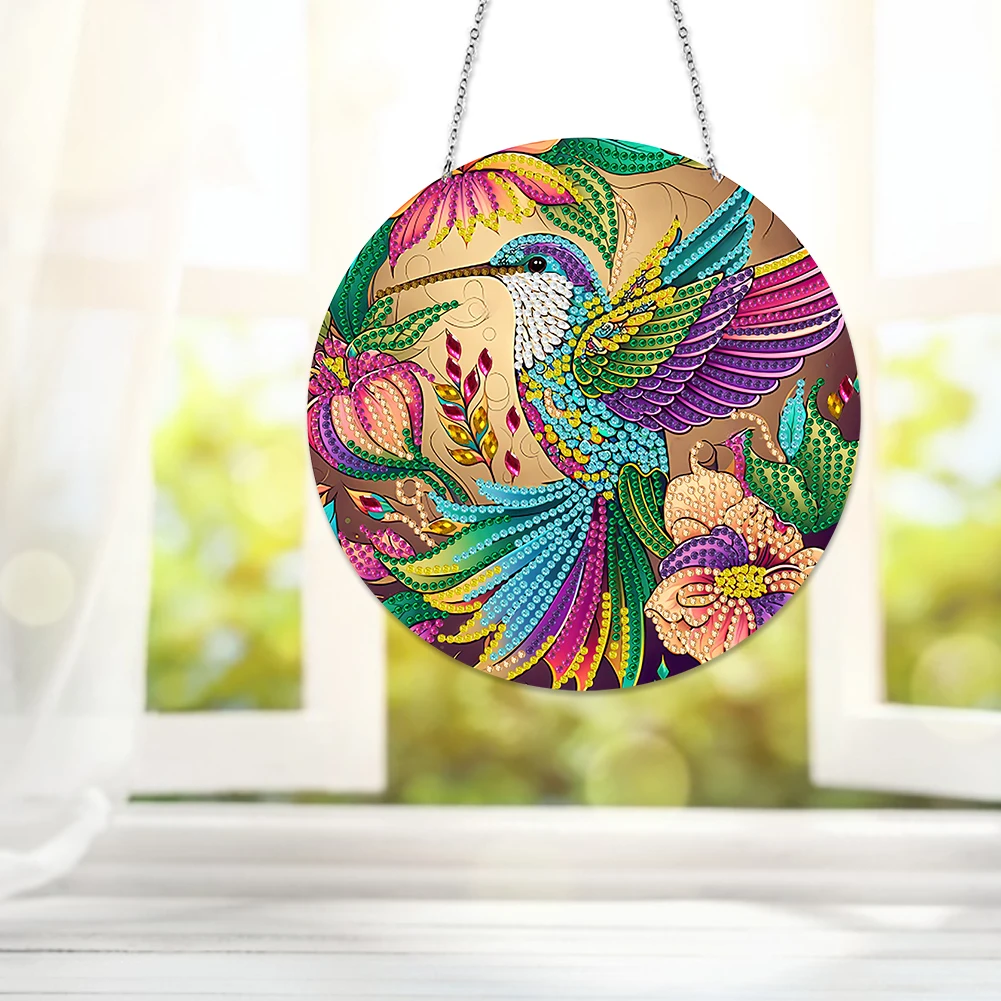 DIY-Diamante-Suncatchers-Gem-Paint-by-Number-Kit-Pendurado-Ornamentos ...