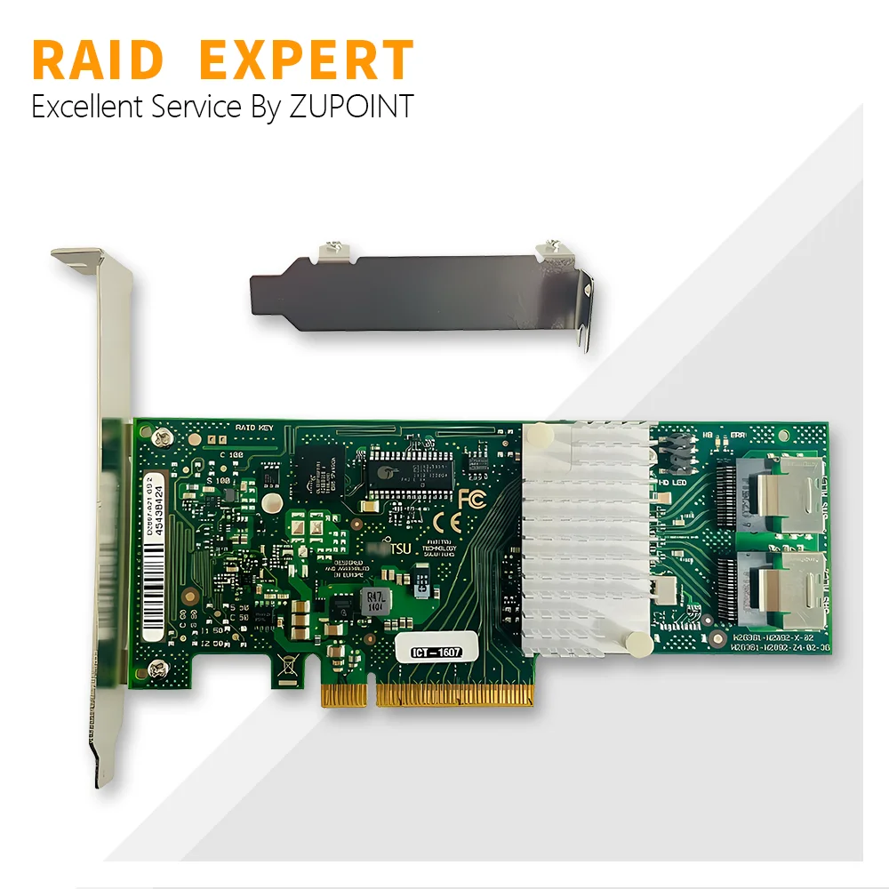 ZUPOINT D2607-A21 = LSI 9211-8i RAID Controller Card 6Gbps SAS SATA FW ...