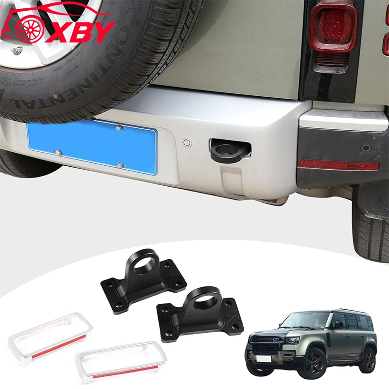 Aluminum Alloy Rear Bumper Trailer Hitch Tow Hook For Land Rover ...