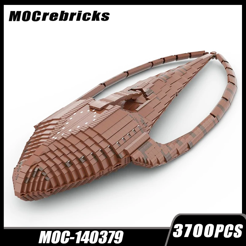Star Plan Series Brown SpaceShip MOC Building Block Brick DIY Model ...