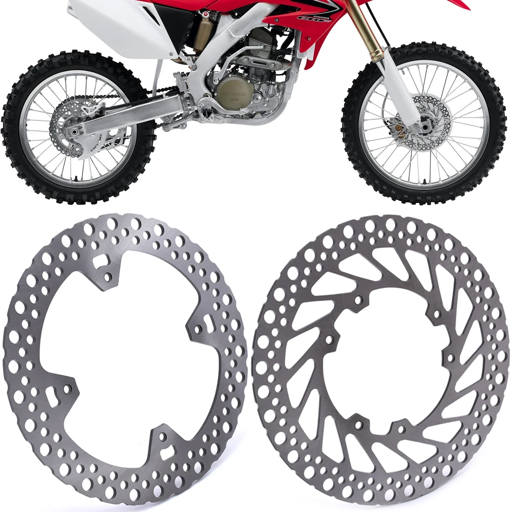 240mm-FRONT-and-REAR-Brake-Disc-Rotor-For-Honda-CRF250R-CRF450R-CR125R ...