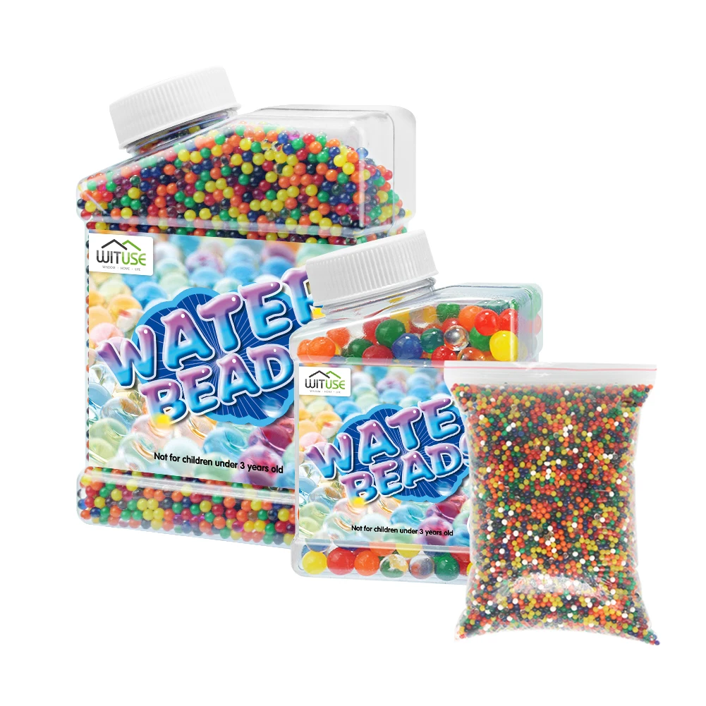 1 Bottle Magic Crystal Soil Mud Transparent Colorful Children Toy Water ...