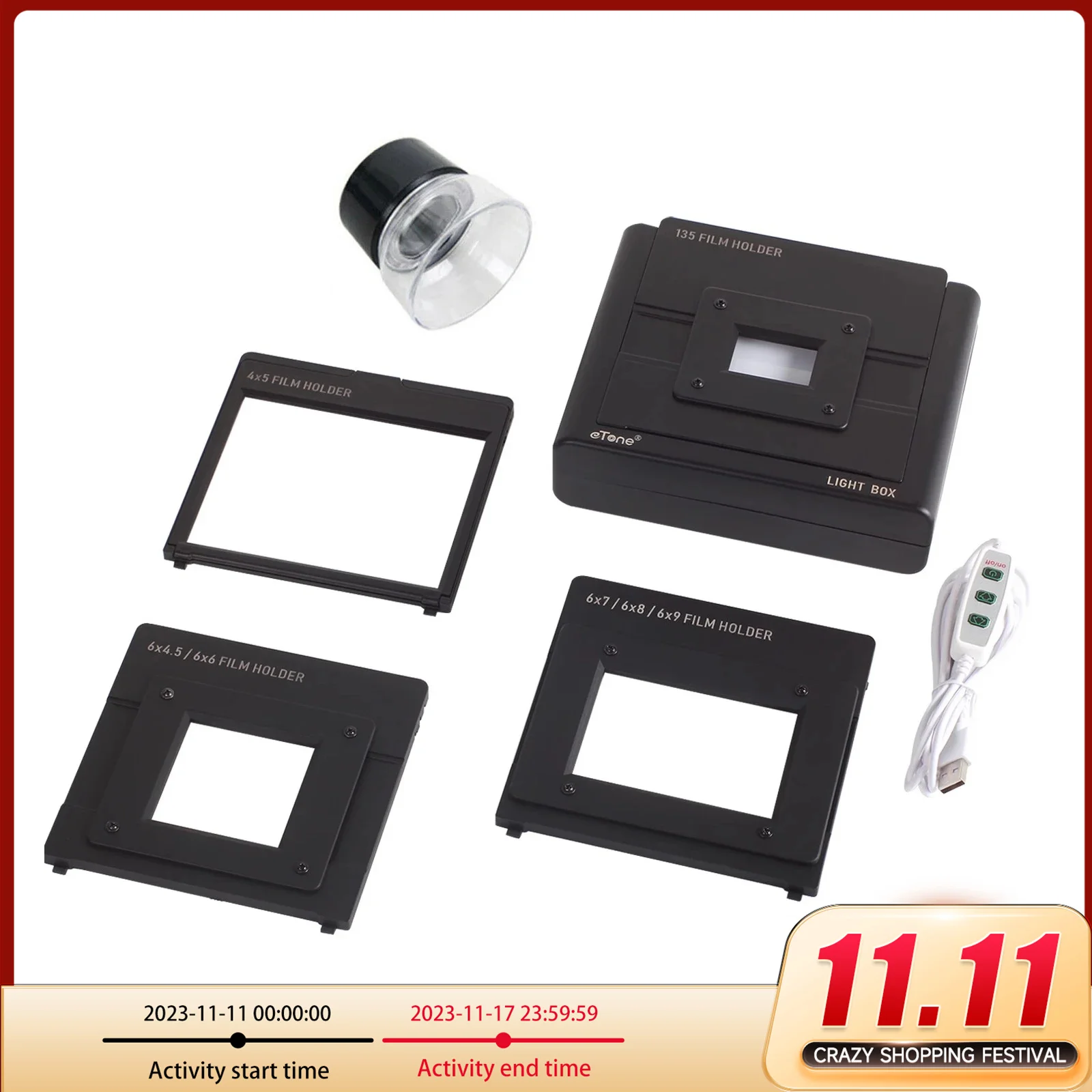 135-Film-Scanner-Light-Box-120-4X5-Slide-Negative-Viewer-Convert-Film ...
