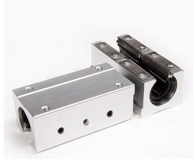 1PCS SBR SBRL20UU SBR20LUU aluminum block 20mm Linear motion ball ...