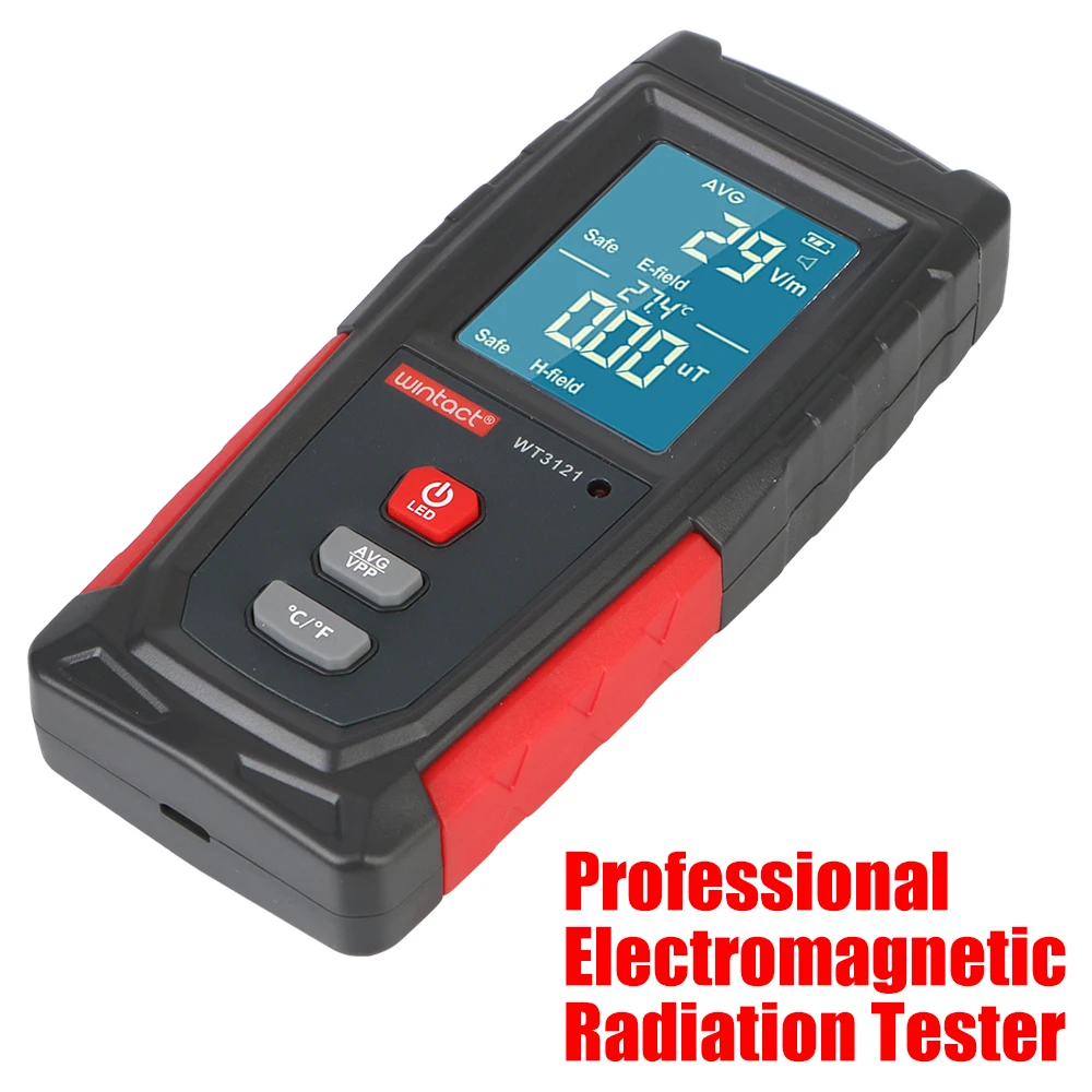 Handheld-Portable-Counter-Electric-Field-EMF-Meter-Detector-Radiation ...