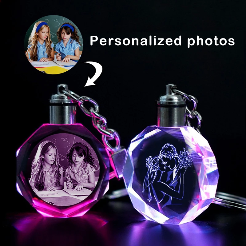 Personalized Gift Glow Keychain Gifts To Girlfriend Boyfriend Love ...