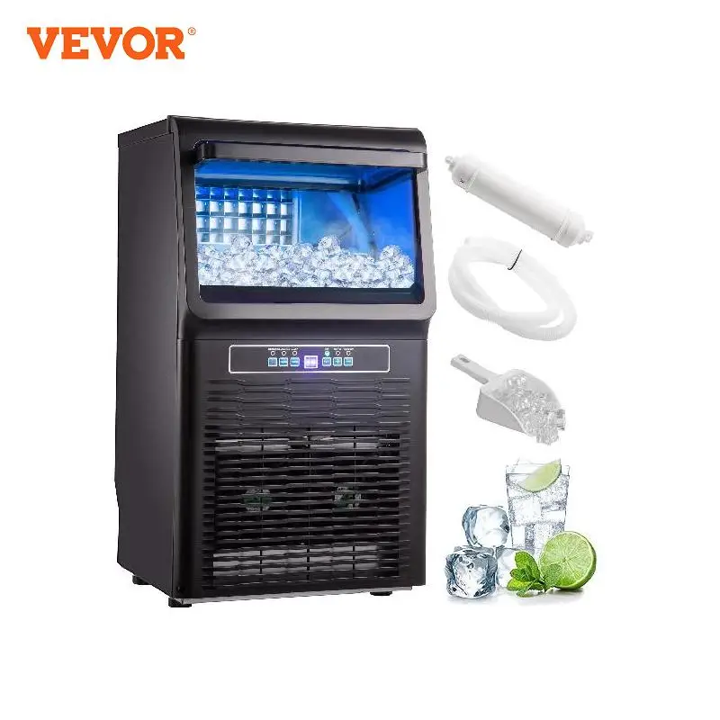 VEVOR-Commercial-Ice-Maker-32KG-24H-Countertop-Automatic-Built-in-Cube ...
